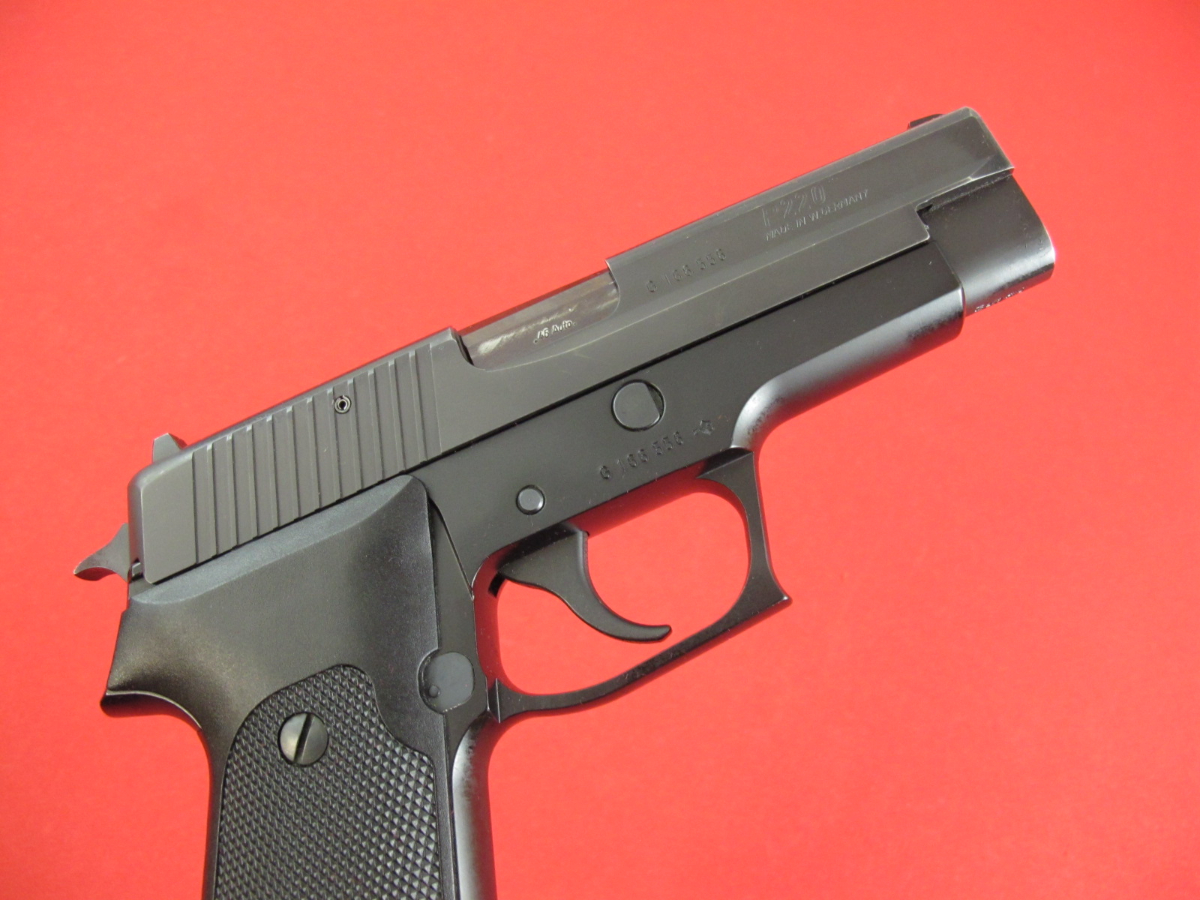 Sig Sauer Model P220 45acp, 4.5in Blue, W/Box, Made In W Germany, No ...