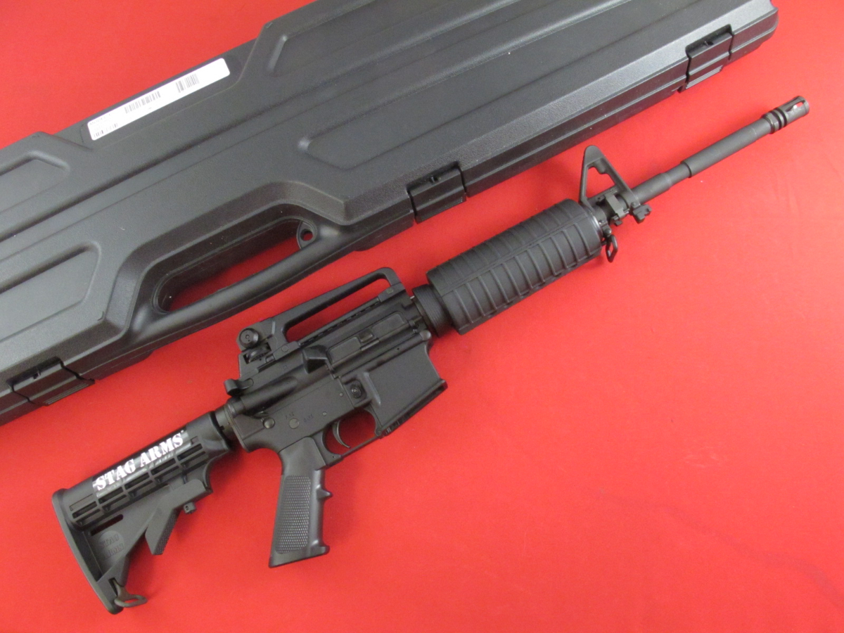 Stag Arms Model #1 Stag-15 556, 16in A2 Removable Carry Handle, 30rd ...