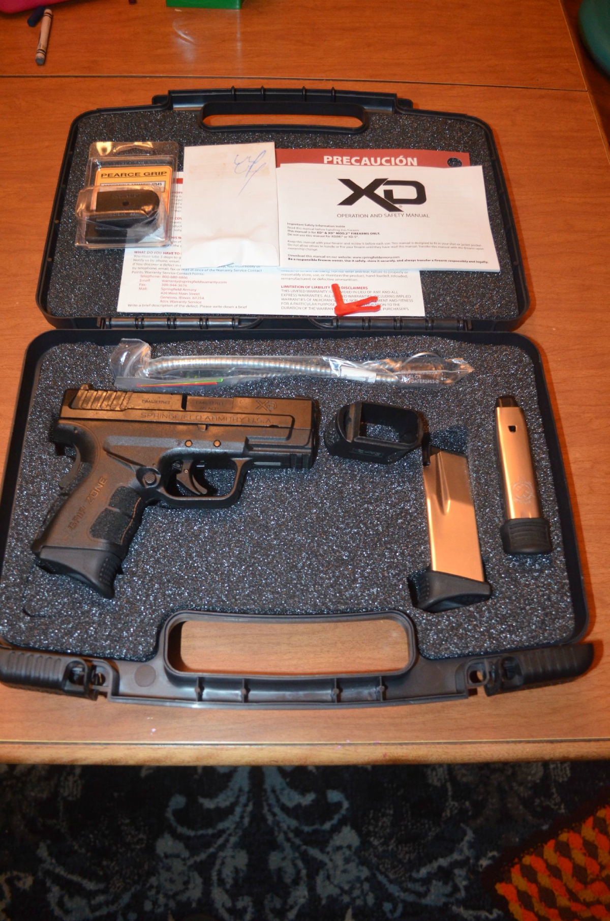 Custom Springfield Armory Xd Mod2 Grip Zone 45 .45 Acp For Sale at ...