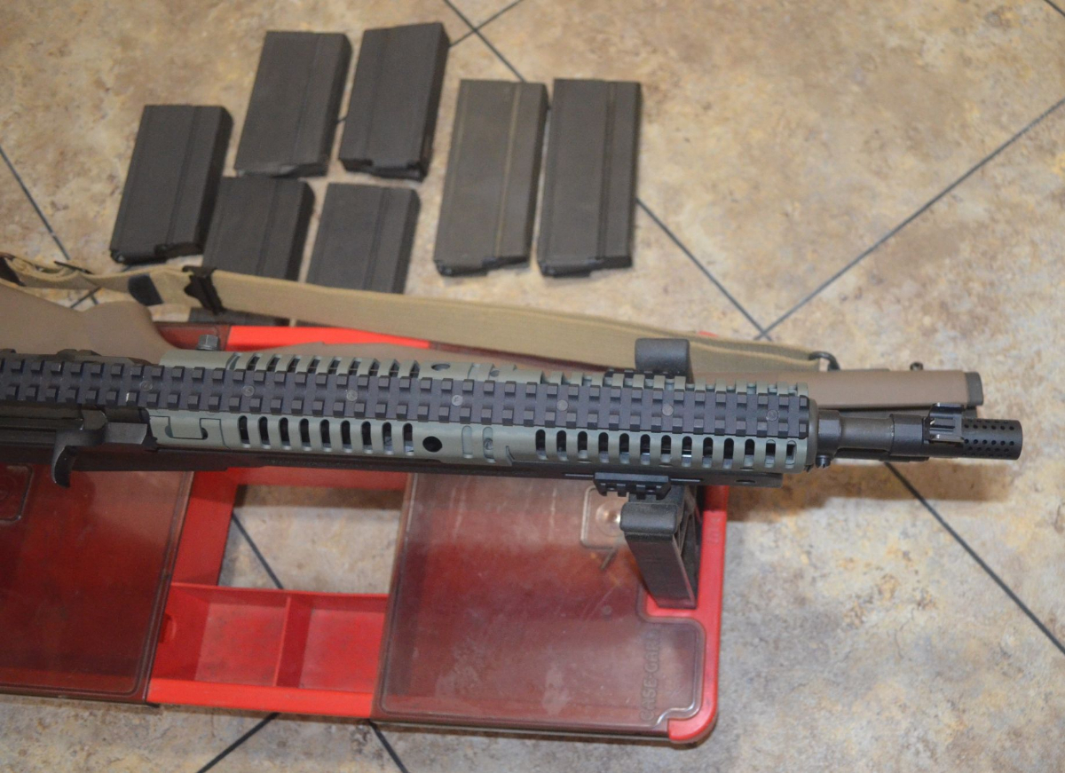 Springfield Armory M1A CQB SOCOM VLTOR CASV-14 Rail system .308 Win ...
