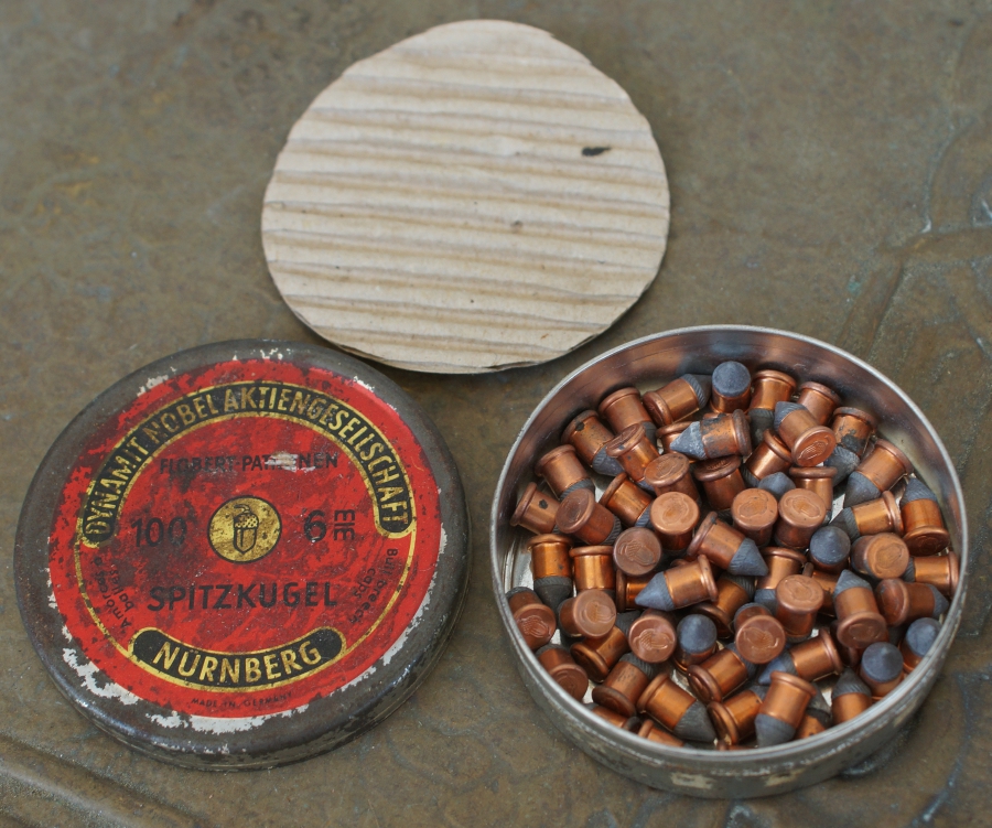 Dynamit Nobel Flobert 6mm Rimfire Cartridges Tin For Sale at GunAuction ...