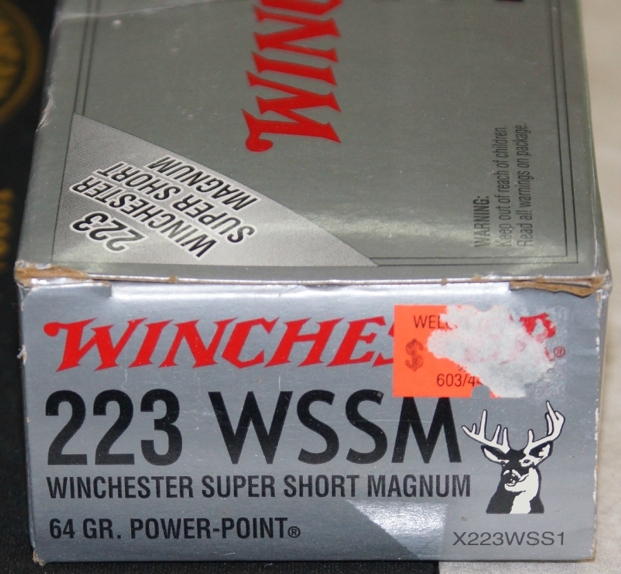 223 Wssm Winchester Super Short Magnum 64 Gr 100 Rds .223 Rem. For Sale ...