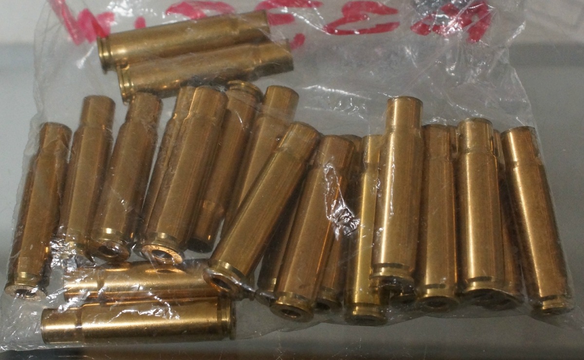 23 Once Fired 358 Winchester Brass Cartridge Cases .358 Winchester For ...