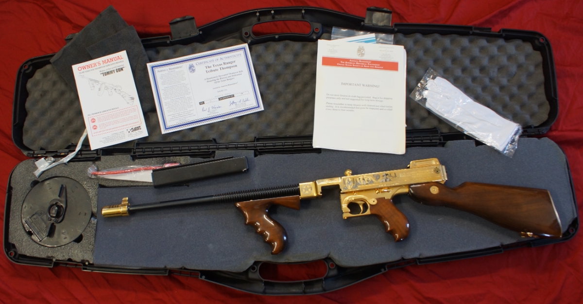 Auto Ordnance 60 Of 300 Texas Ranger Tribute Thompson America Remembers ...