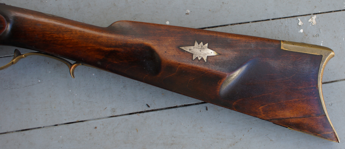 .475 Cal Smoothbore Full Stock Kentucky Long Percussion Rifle Henry ...