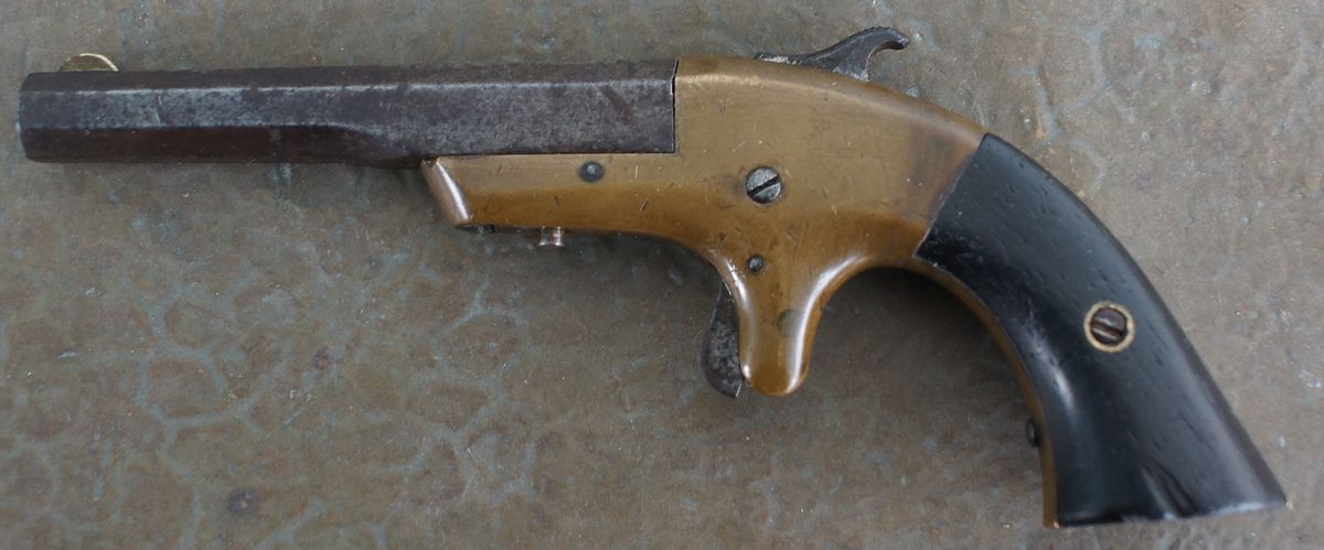 Morgan Clapp .30 Rf Morgan & Clapp Single Shot Derringer Pistol .30 ...