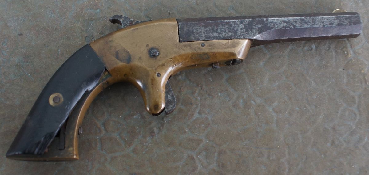 Morgan Clapp .30 Rf Morgan & Clapp Single Shot Derringer Pistol .30 ...