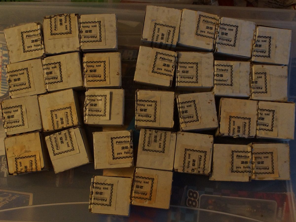 Fnt 750 Rds Spanish Fabrique National Toledo 9mm Luger Fmj 1952 9mm ...
