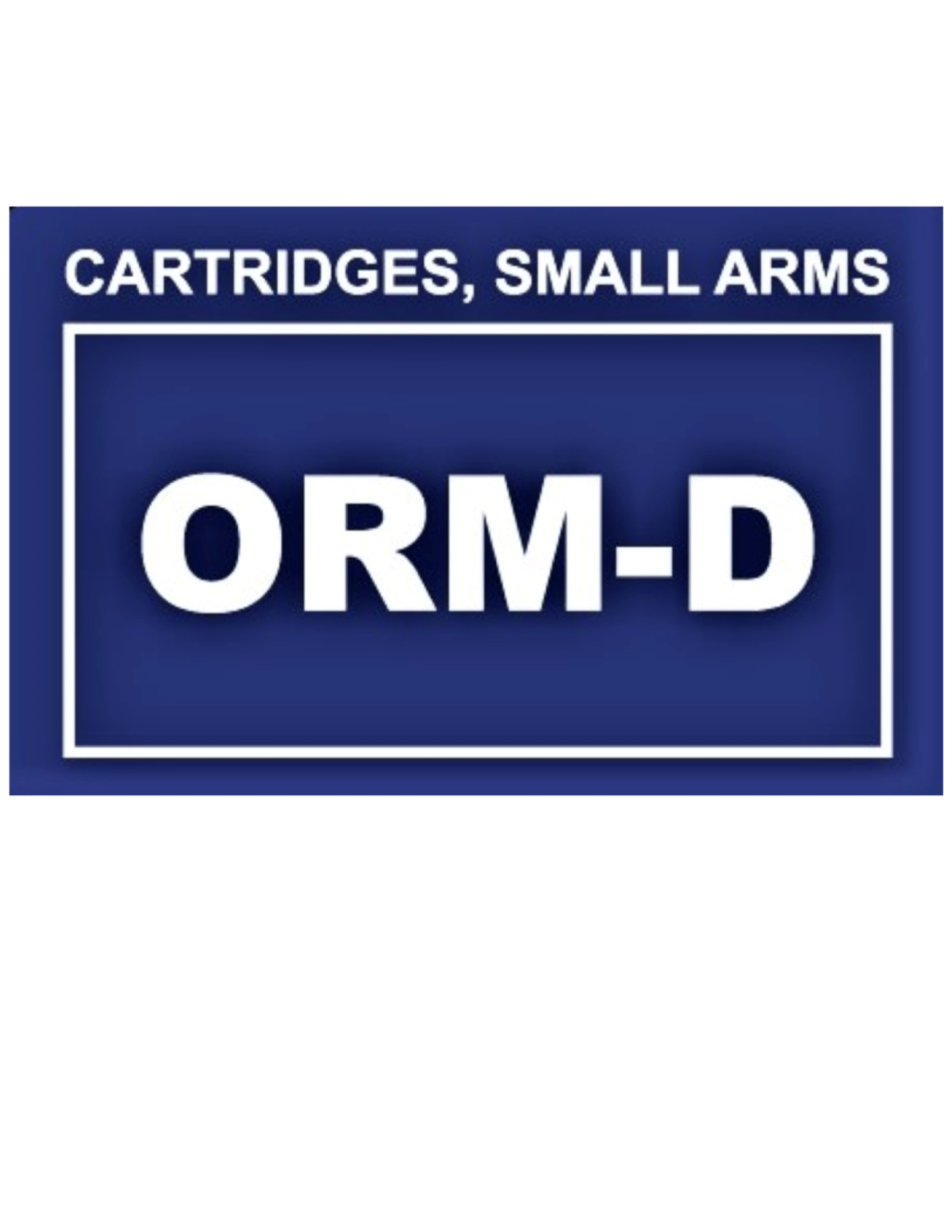 STI Guns Small Arms Cartridge Labels ORM-D ORM Stickers 2.5in X 2in Set ...