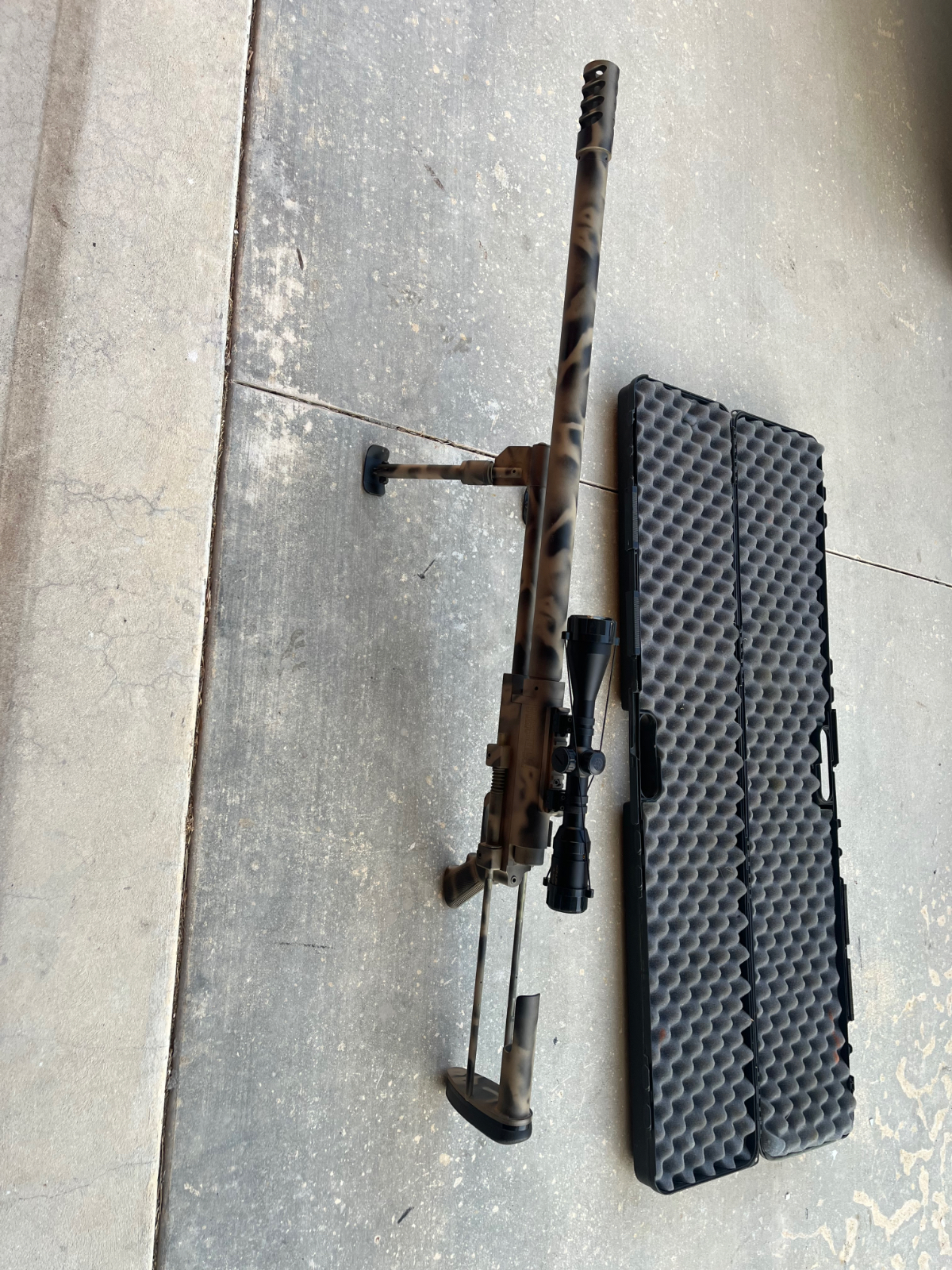 Noreen Firearms Noreen Desert Cameo 50bmg Long Range Sniper Rifle With ...