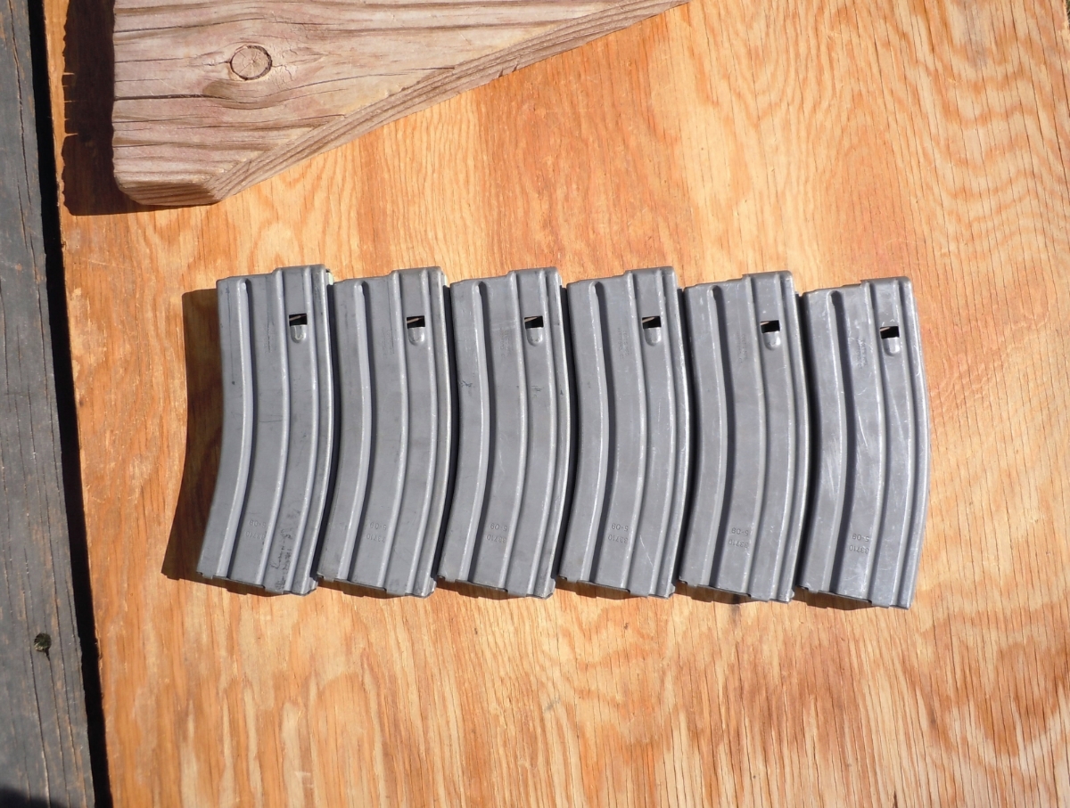 6 Factory Colt AR-15 AR15 M4 30rd 5.56mm Green Follower Mags Magazines ...