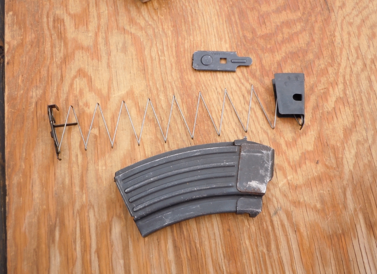 Romanian Wasr-10 Single Stack Ak Ak47 7.62x39 Steel Magazine 7.62x39 ...