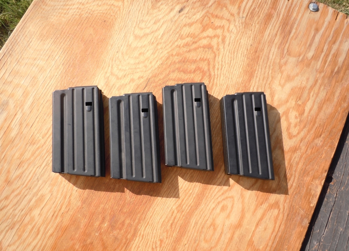 Four Factory Dpms Lr-308 19rd Steel Magazines .308 7.62x51mm Nato 7.62 ...