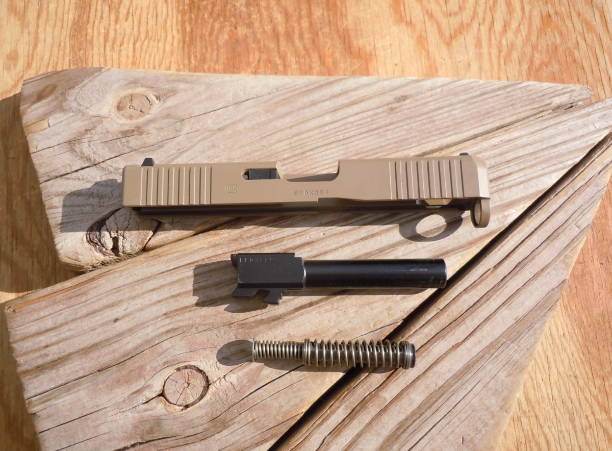 Factory Glock 19 Gen5 Complete Slide Barrel Recoil Spring Assembly ...