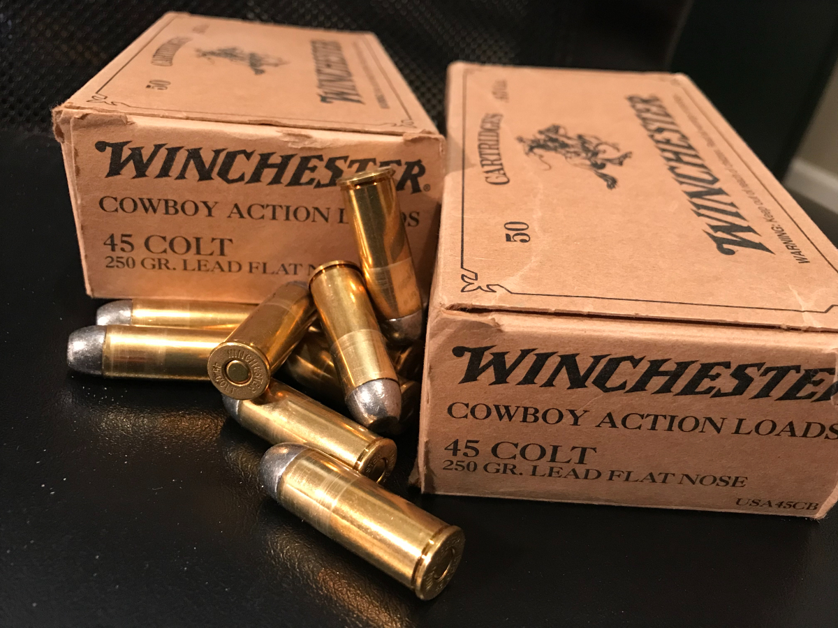 Winchester ...Cowboy Action Loads 45 Long Colt 250 Grain Lead Flat Nose ...