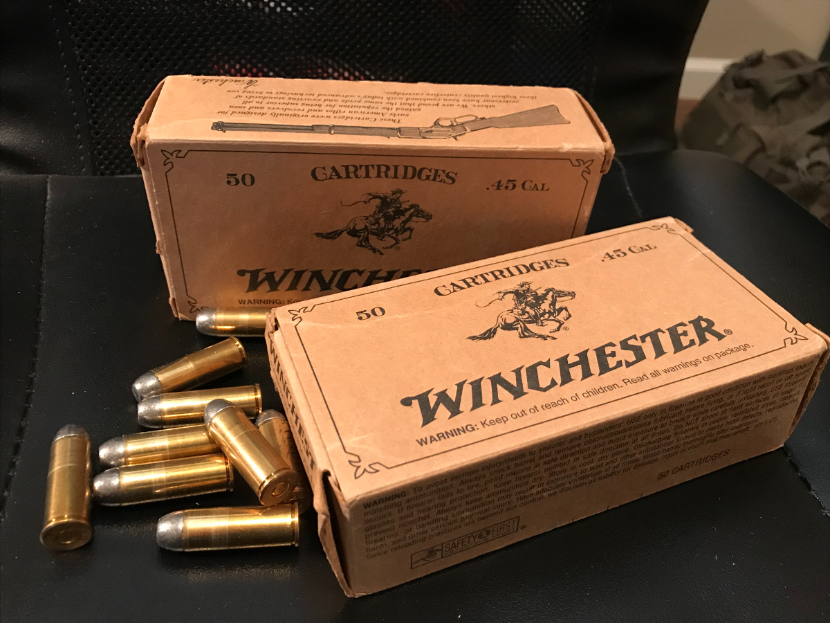 Winchester ...Cowboy Action Loads 45 Long Colt 250 Grain Lead Flat Nose ...