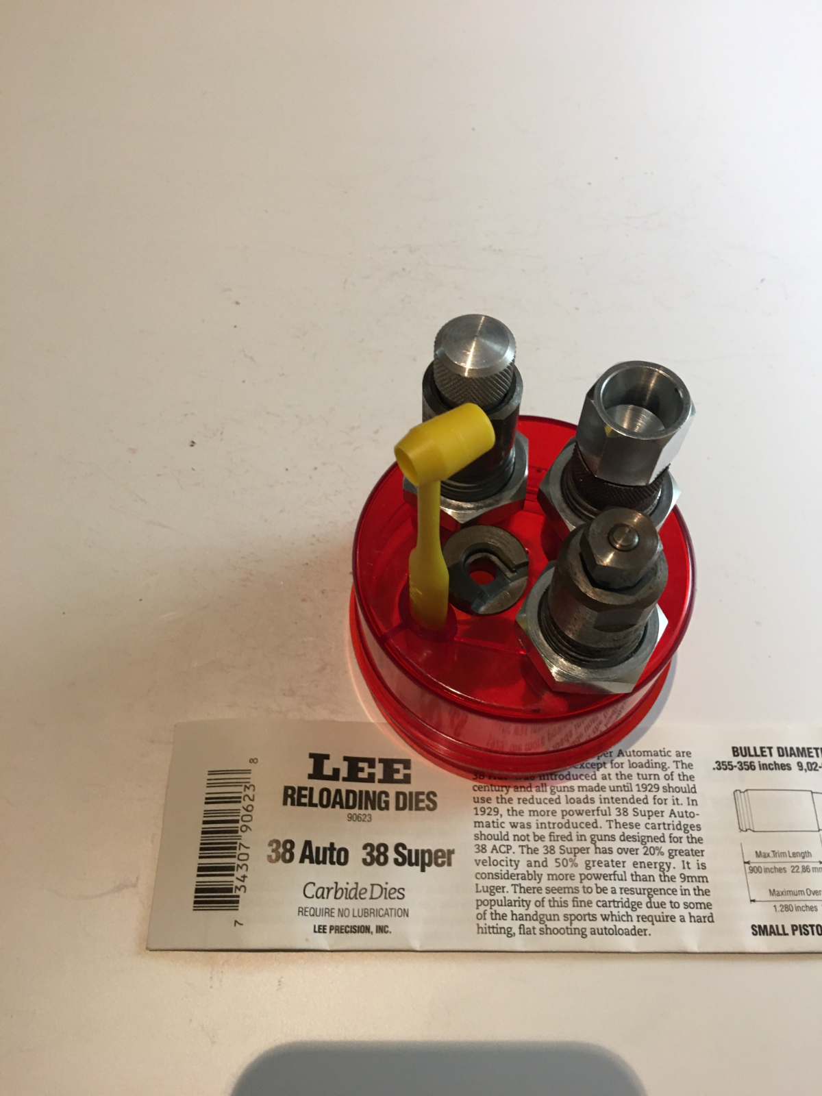 Lee. 380 Dies .380 Acp For Sale at GunAuction.com - 17252857