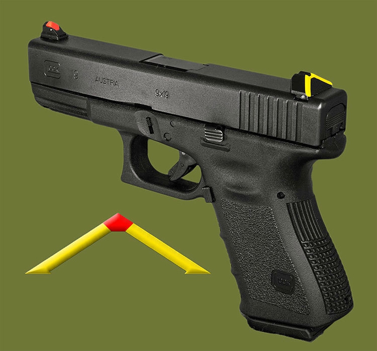 Advantage Tactical Pyramid Sight - For Glock Pistols For Sale at ...