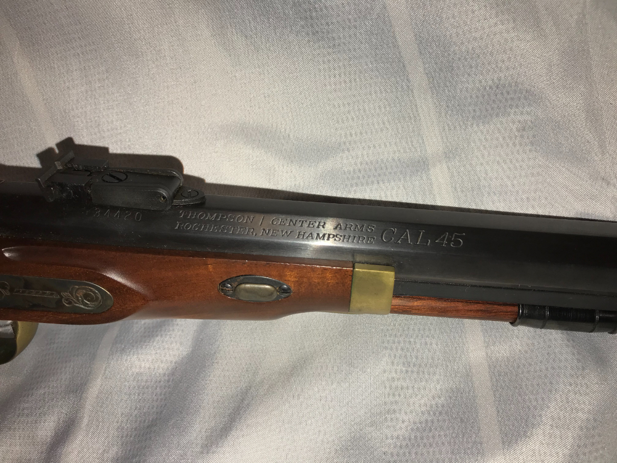 Thompson Center Arms 1974 .45 Cal Muzzle Load Dueling Pistol .45 Acp ...