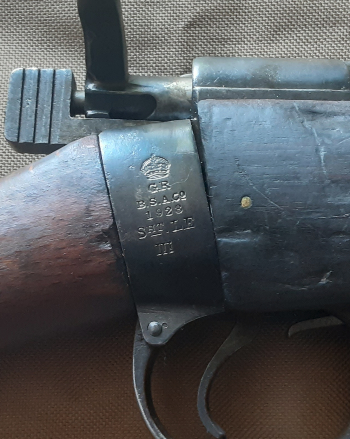 1928 B.S.A Smle British Lee Enfield No1 Mk3 Rifle. Ww2 Great Bore .303 ...