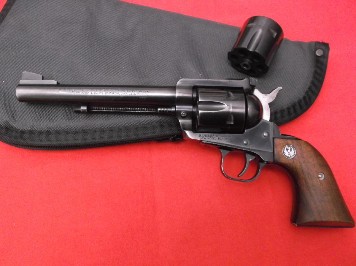 Ruger Blackhawk Convertable Single Action Revolver 357/9mm 9mm Luger ...