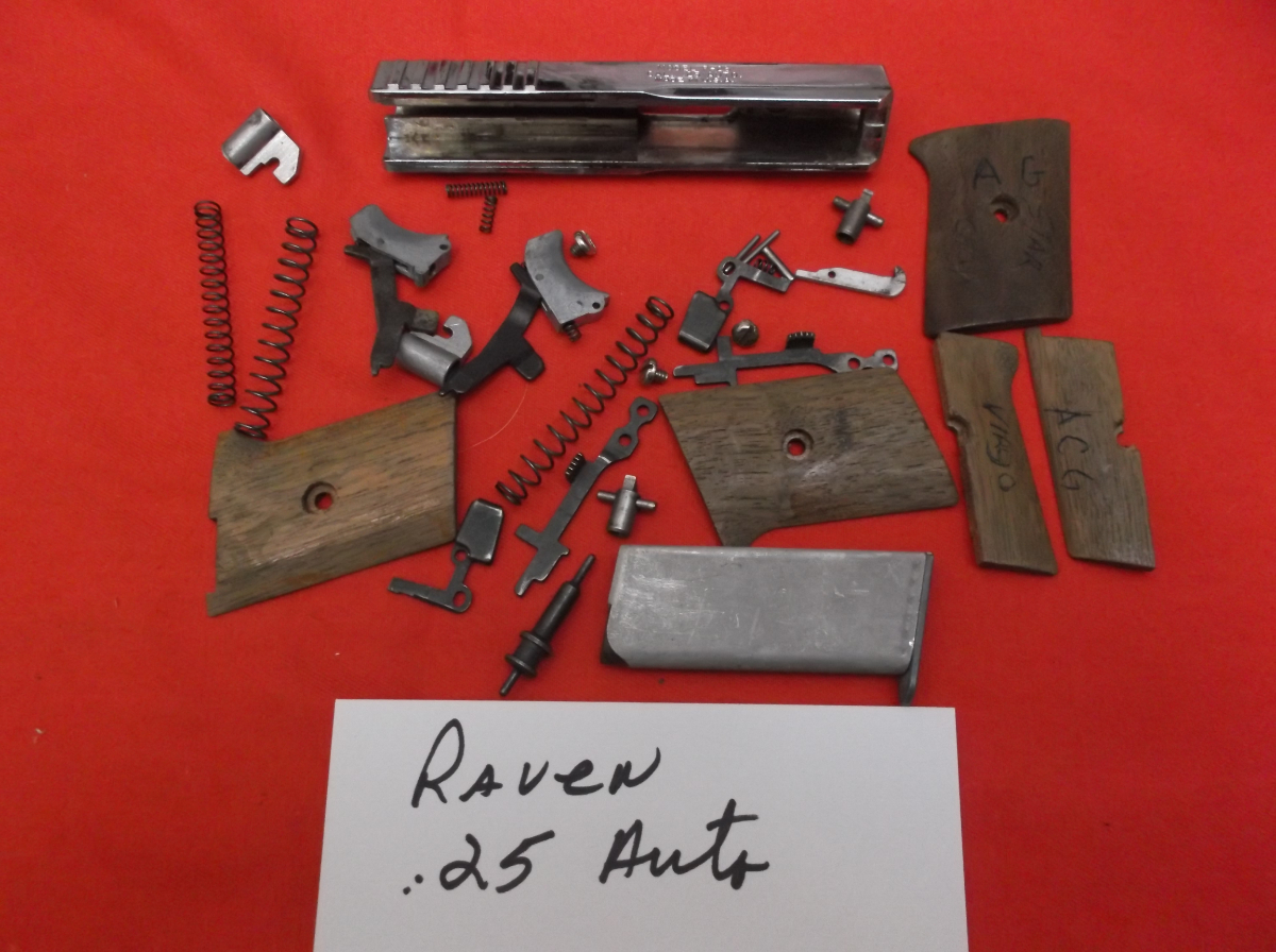 Parts for Raven .25 Auto
