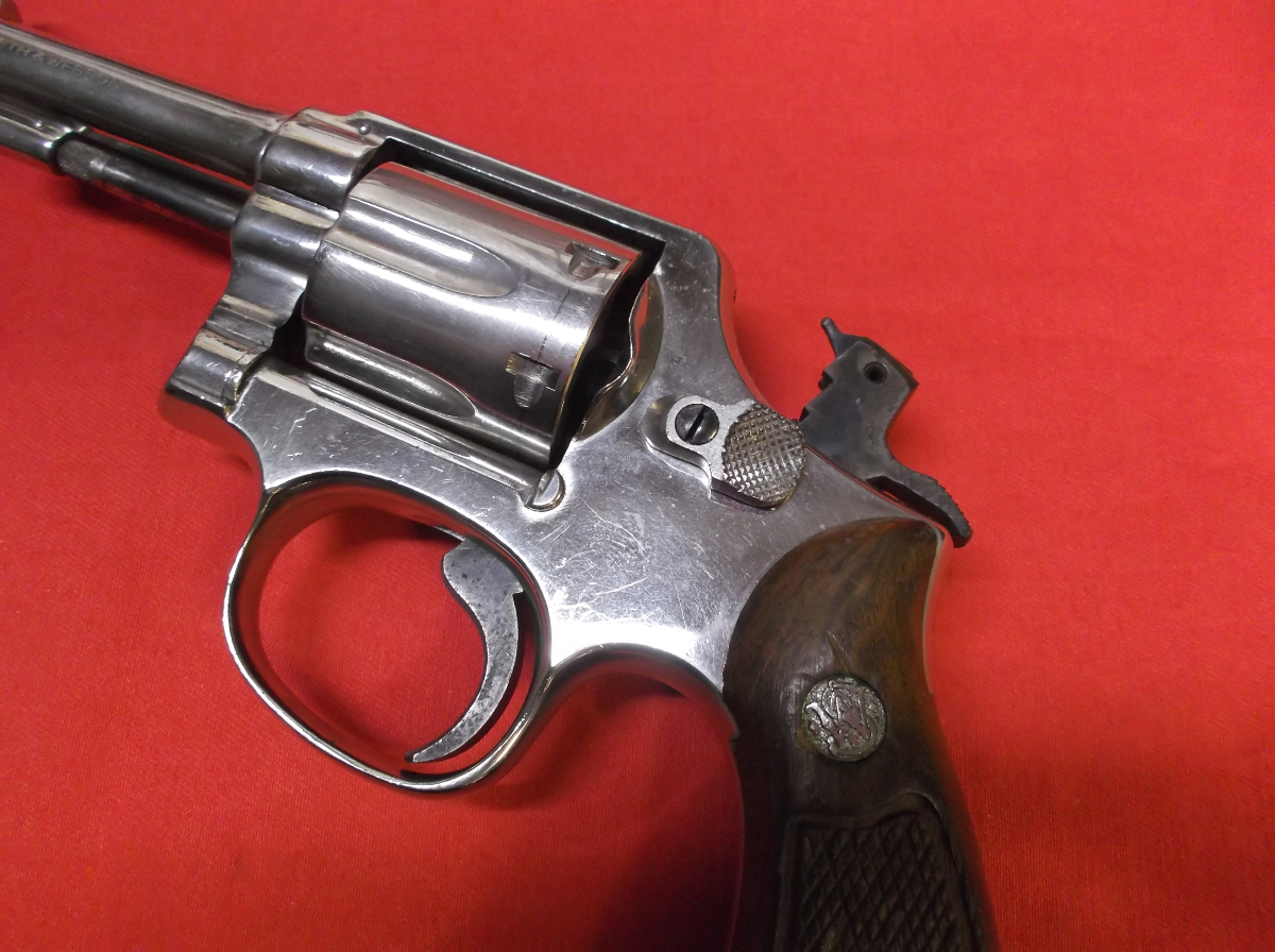 Smith & Wesson S&W Model 10-7 Nickel Plated .38 Special For Sale at ...