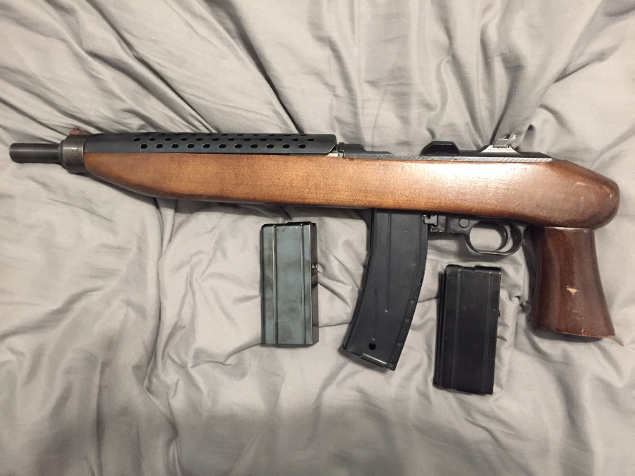 Pictures: Universal M1 Enforcer 30 Carbine Pistol w/ 3 mags .30 Carbine ...
