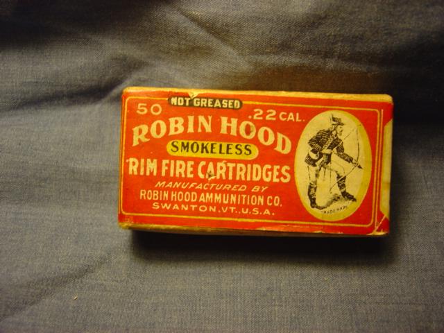 Robin Hood 22 Box. For Sale at GunAuction.com - 8793795
