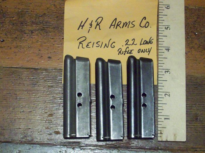 3- H & R Arms Co. Reising .22 Long Rifle Mag.