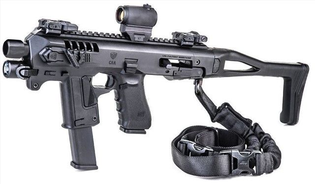 Micro Roni Caa Gearup Pdw Conversion Kit For Glock 17, 22 & 31 (Black ...