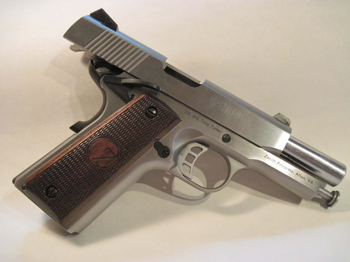 Zenith Tisas Zig M45 1911 Stainless .45 Acp For Sale at GunAuction.com ...