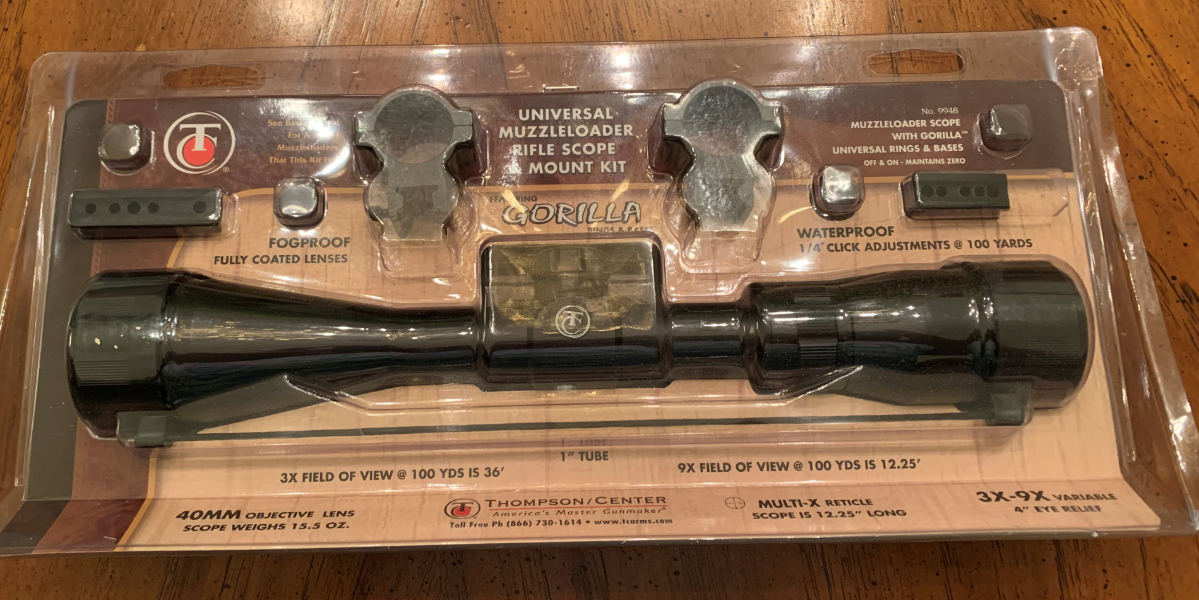 Thompson Center Arms Thompson Center T/C 9948 Muzzleloader Scope Kit ...