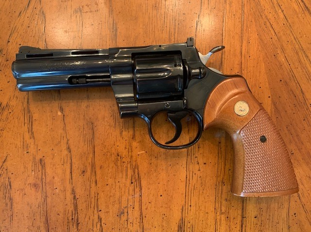 Colt Python 357 Magnum Ctg 4 Barrel .357 Magnum For Sale at GunAuction ...
