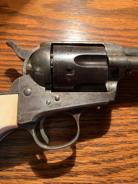 Antique Colt 1871 SAA .38 W. C. F. Cal Revolver MFD 1902 .38 Special ...