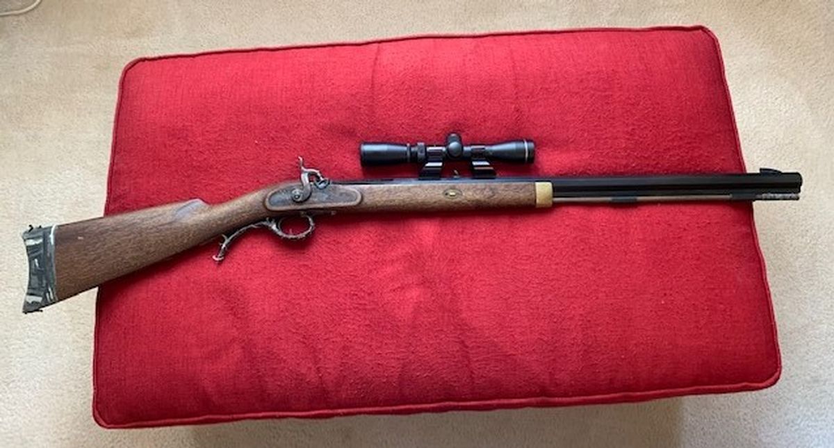 Lyman Muzzleloader In .50 Cal Black Powder W/ Scope .50 Caliber Ball ...