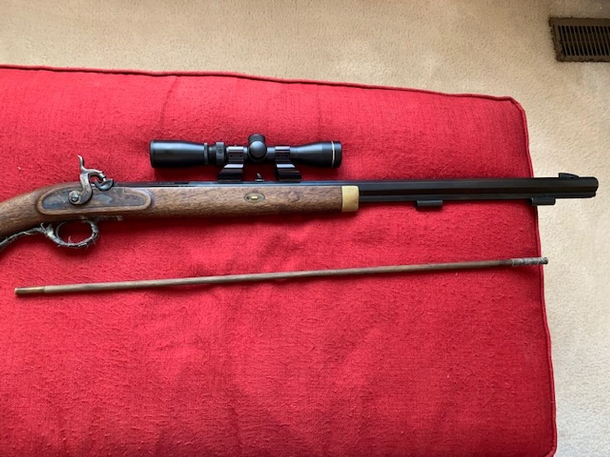 Lyman Muzzleloader In .50 Cal Black Powder W/ Scope .50 Caliber Ball ...