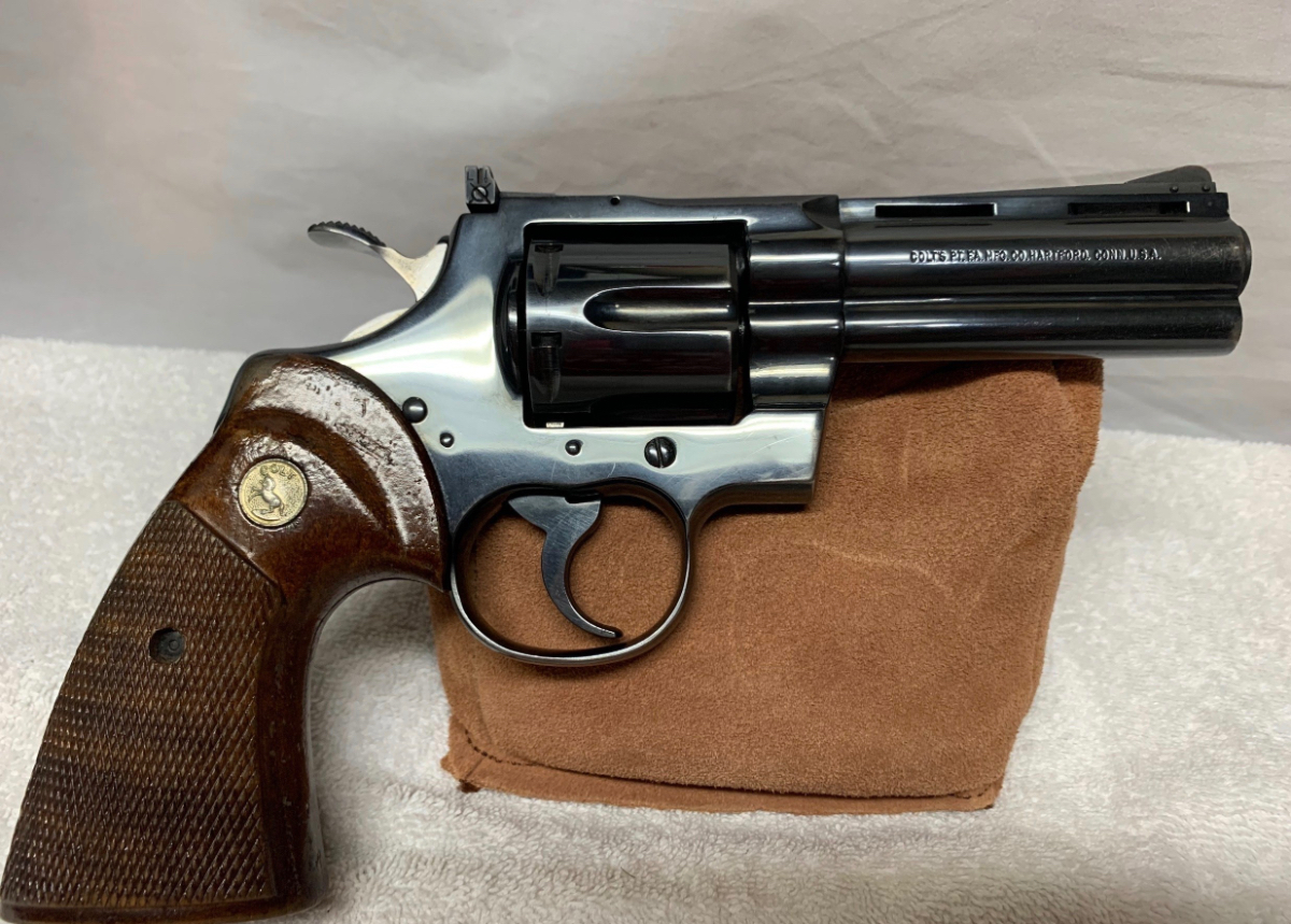 Colt Python 4 Blue .357 Magnum For Sale at GunAuction.com - 17188713