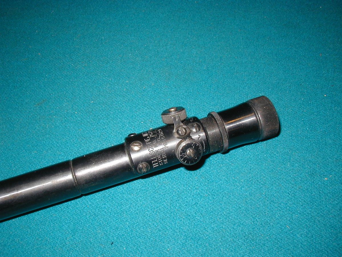 Weaver Ww2 Original M73 B1 Sniper Scope, Like New .30-06 Springfield ...