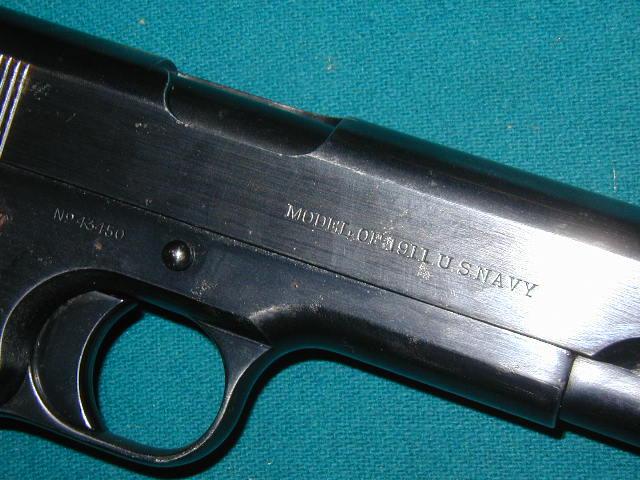 Colt 1911 U.S. Navy 1913 Issue Colt .45 U.S. Navy For Sale at ...