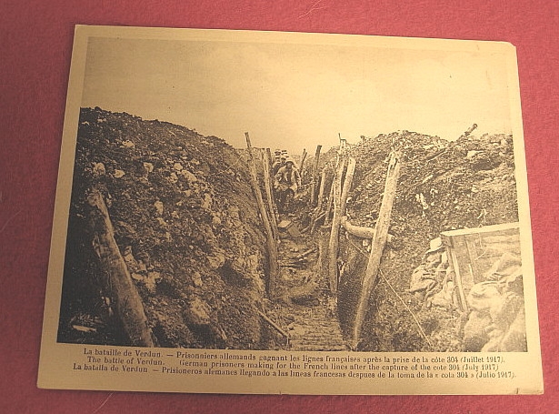Ss Chicago Souvenir-Large Photo Trenches At Verdun For Sale at ...