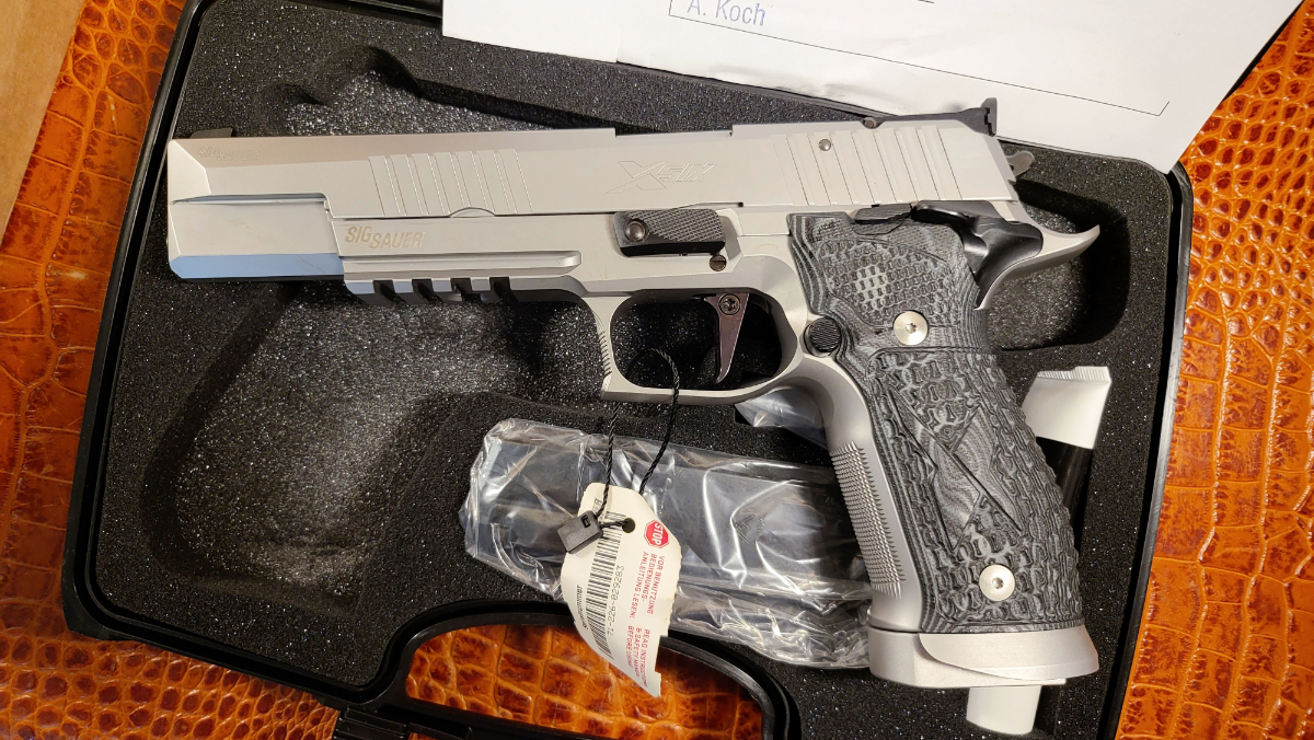 SIG SAUER P226 X-SIX SUPERMATCH MASTERSHOP GERMAN PISTOL NIB 9mm Luger ...
