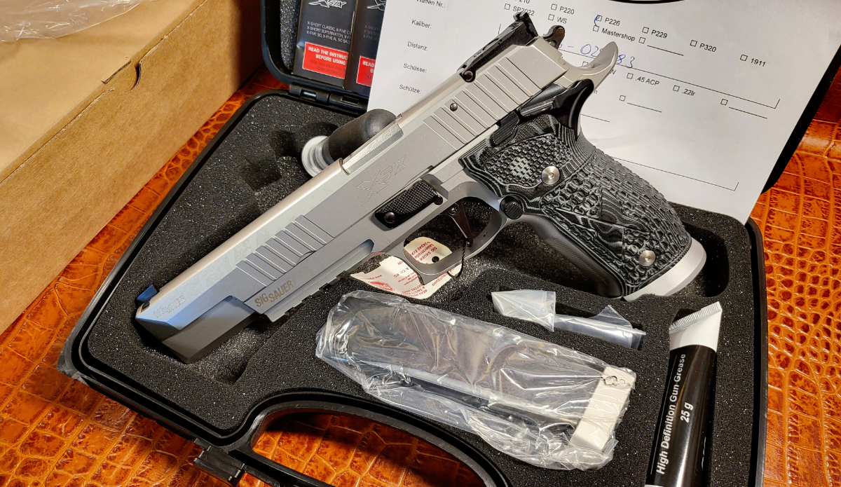 SIG SAUER P226 X-SIX SUPERMATCH MASTERSHOP GERMAN PISTOL NIB 9mm Luger ...