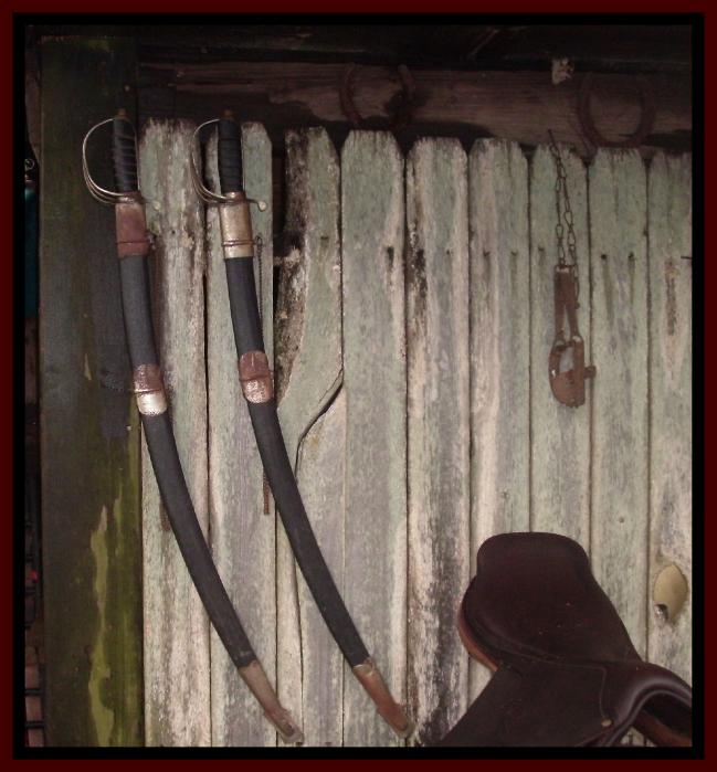 Two Old Matching Vintage Swords For Sale at GunAuction.com - 9362405