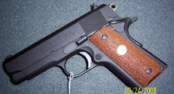 Colt 1911 Officers Model, Series 80, Parkerized, 45 Acp For Sale at ...