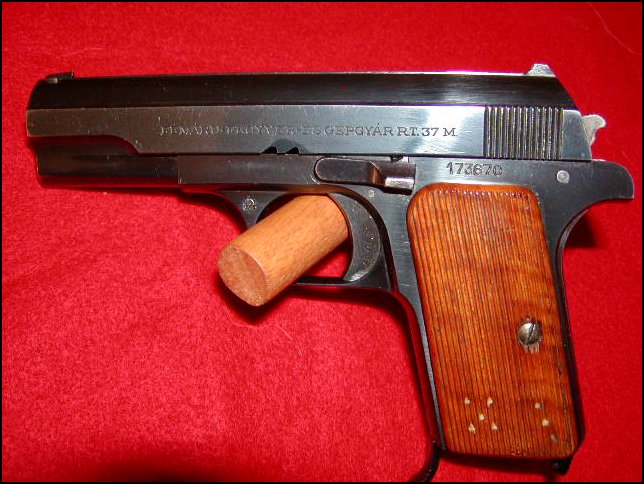 FEMARU M37 (HUNGARIAN) 9MM KURTZ, W.W.II VET BRING BACK, NON-IMPORT NICE!