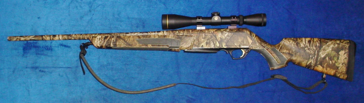 Browning Bar 308 Cal Semi Auto Camo Rifle With Leupold Scope .308 Win ...