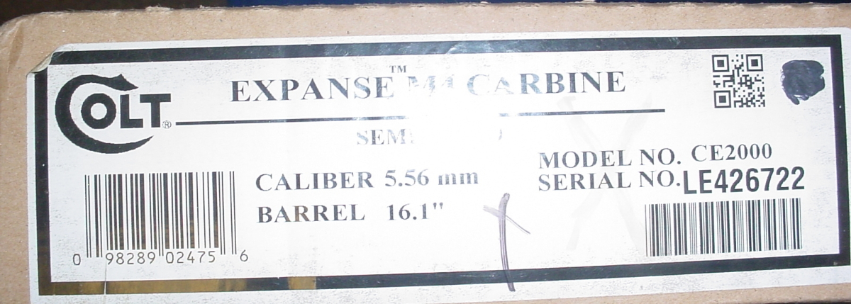 Colt Expanse M4 Ar15 223 5.56 Semi Auto Rifle .223 Rem. For Sale at ...