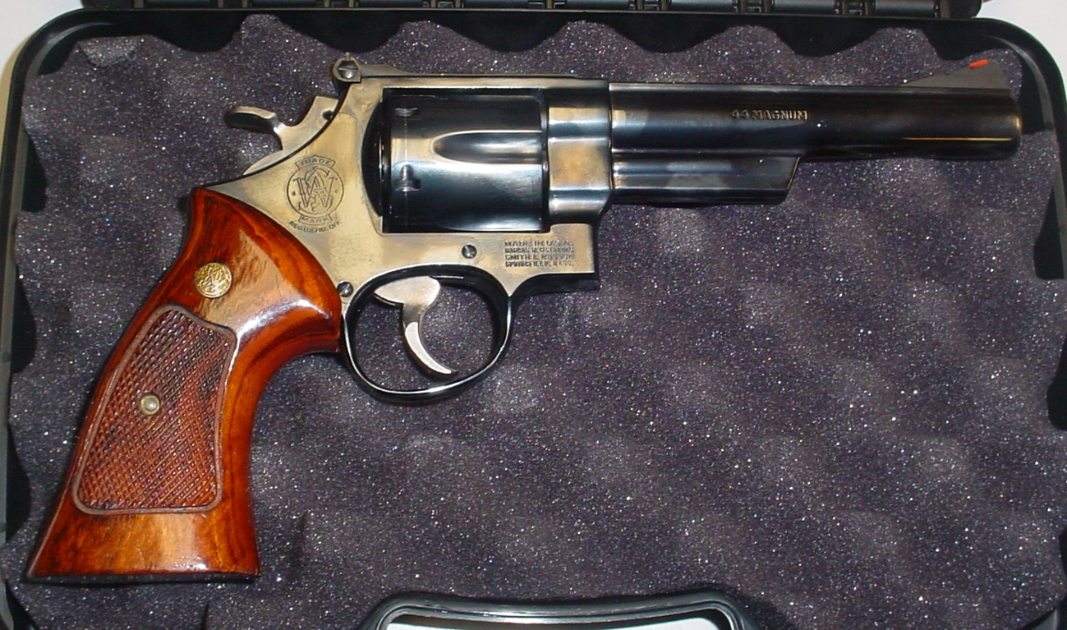 Smith & Wesson Model 29 6 Inch Blued Revolver Old Model .44 Mag. For ...