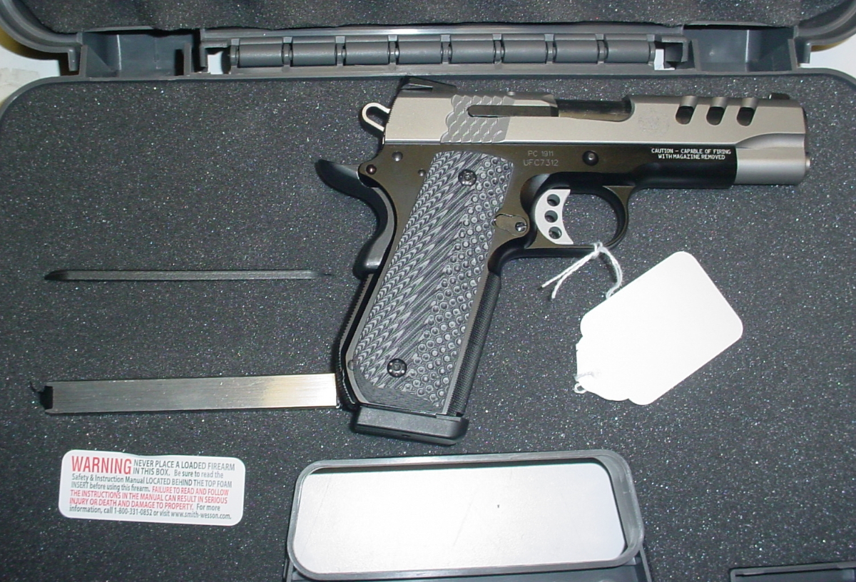 Smith & Wesson Model Pc1911 Performance Center 45 Acp Pistol .45 Acp ...